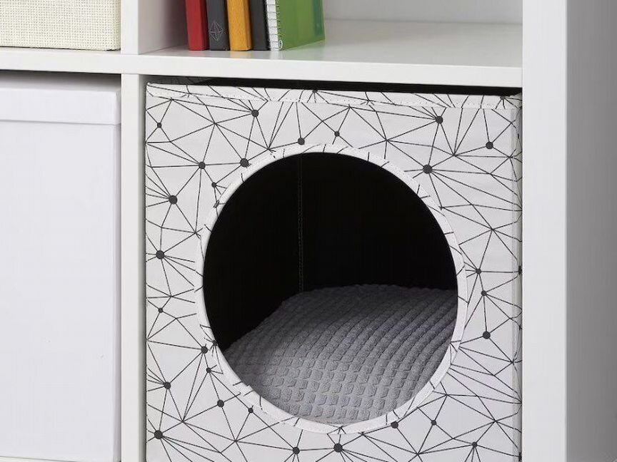 Новый домик IKEA для кошки Лурвиг (Lurvig) белый