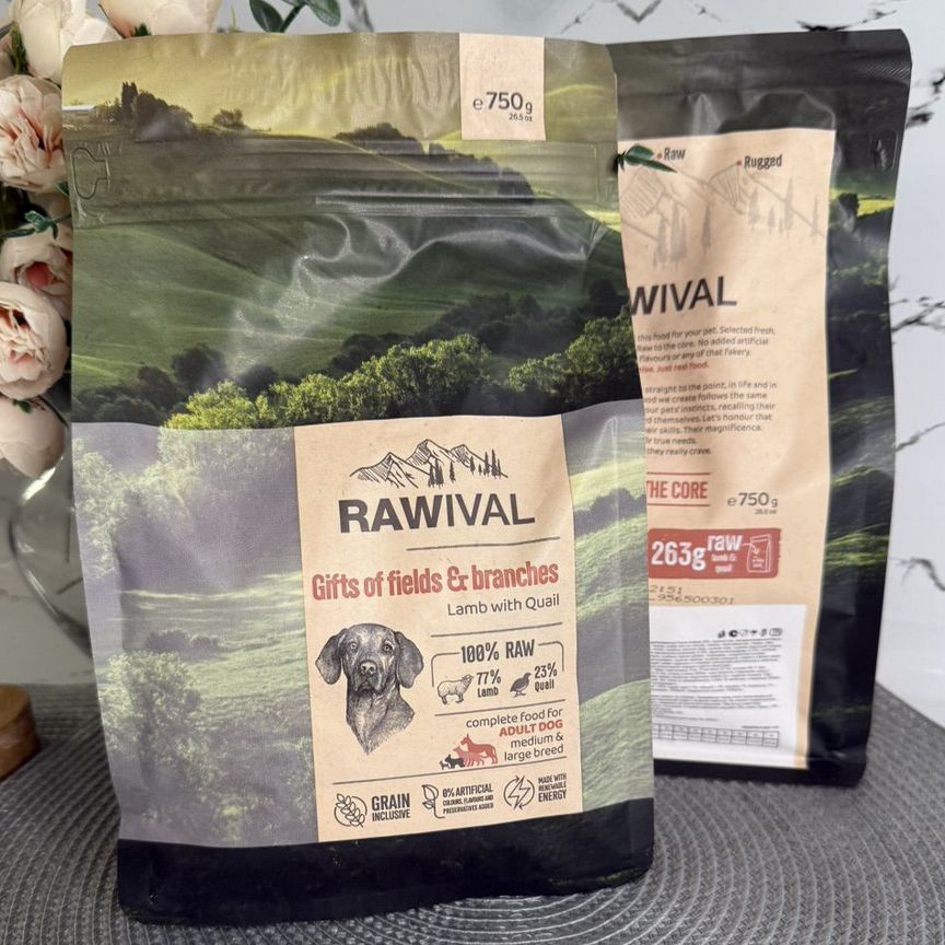 Корм для собак rawival Gifts of Fields&Branches