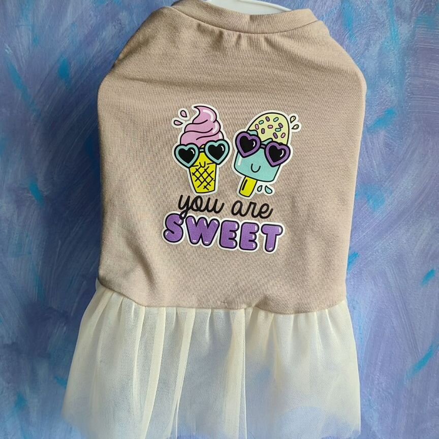 Костюм для собаки или кошки с юбочкой