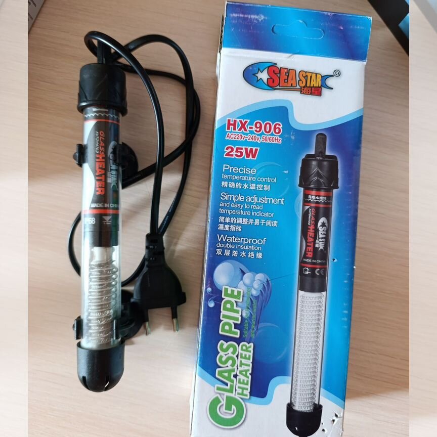 Нагреватель воды для аквариума 25w