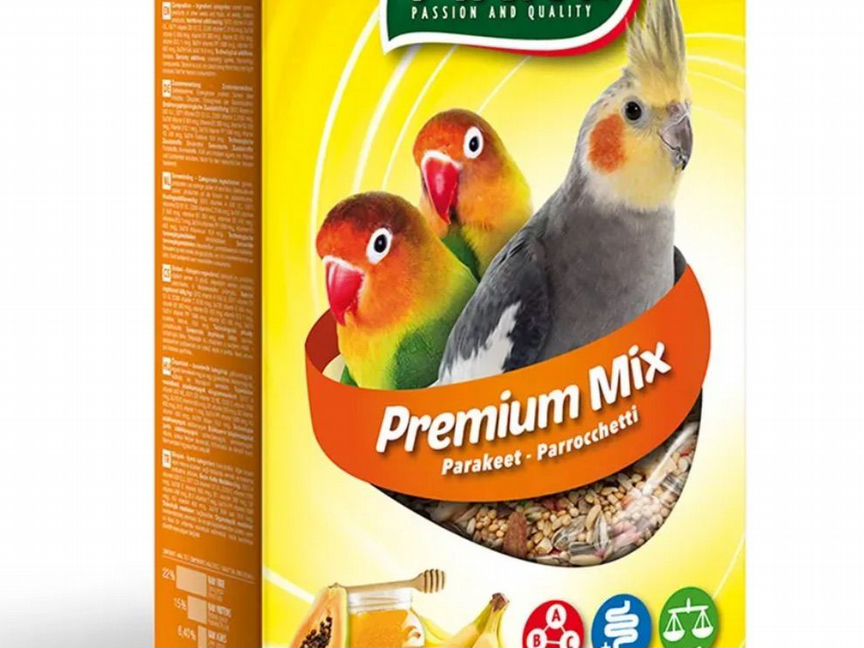 Корм для попугаев pinny Premium Mix