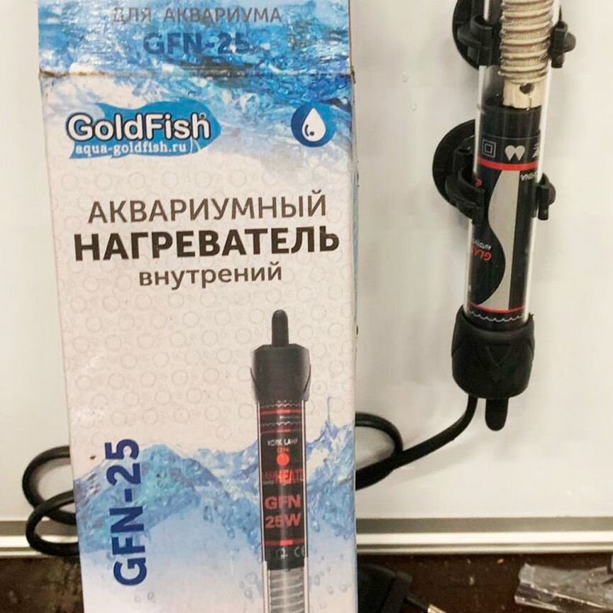 Нагреватель для аквариума голд фиш 25 Вт (10 - 30