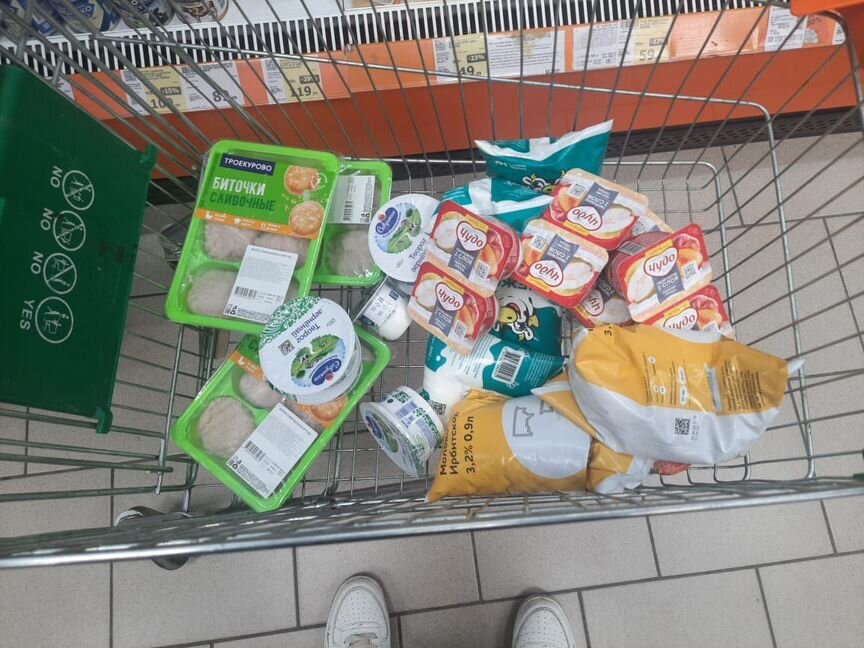 Магазинные запасы для скота: списанные продукты