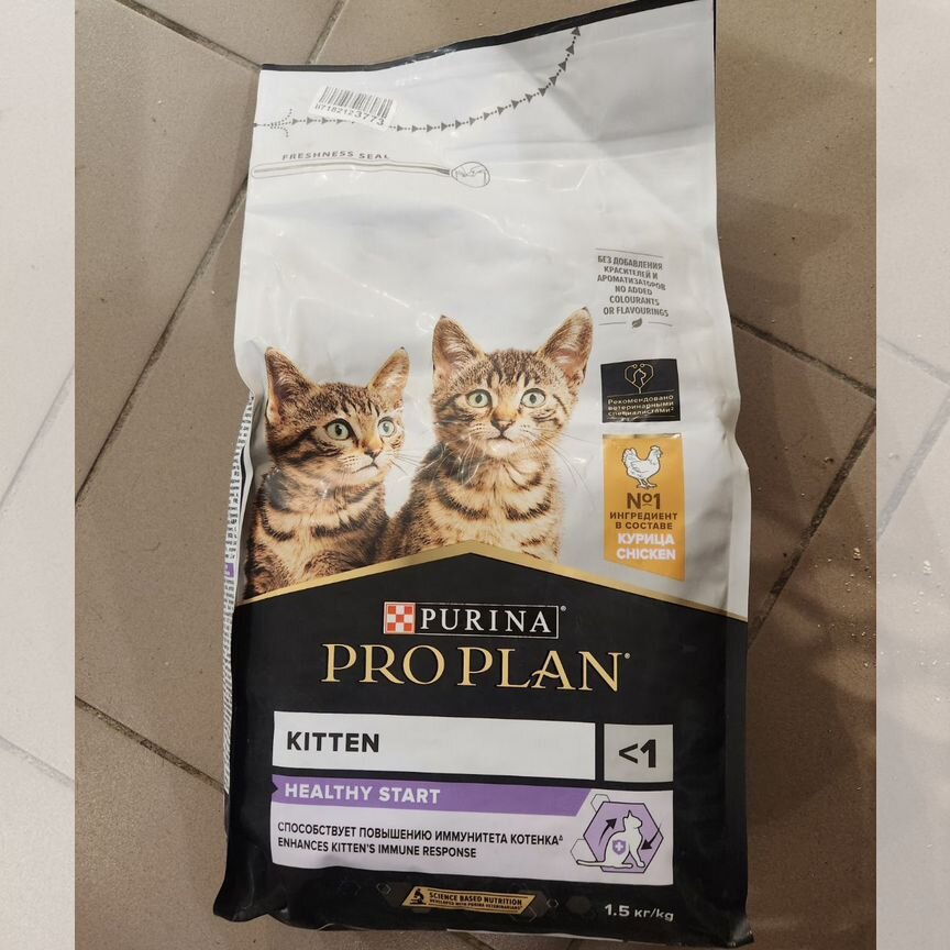 Корм для кошек Purina pro plan kitten start