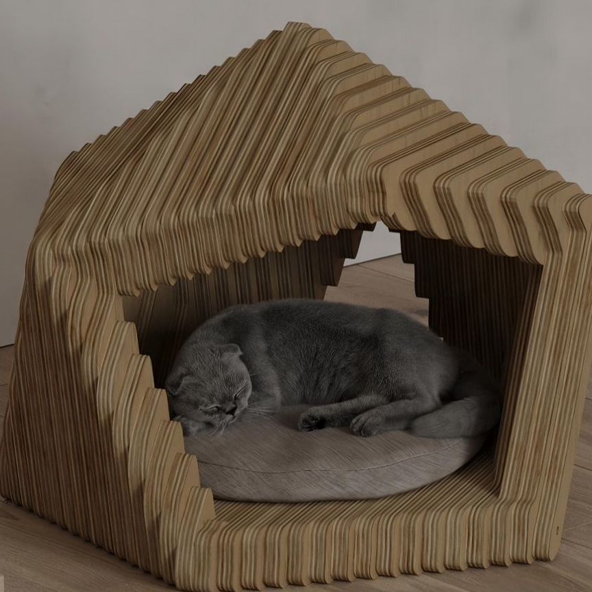 Изготавливаю параметрические домики для питомцев