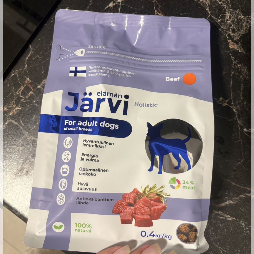 Корм для собак jarvi