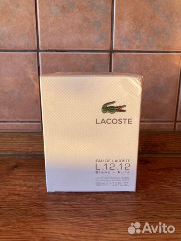 Мужская туалетная вода Eau de Lacoste Blanc Pure купить в Москве ...