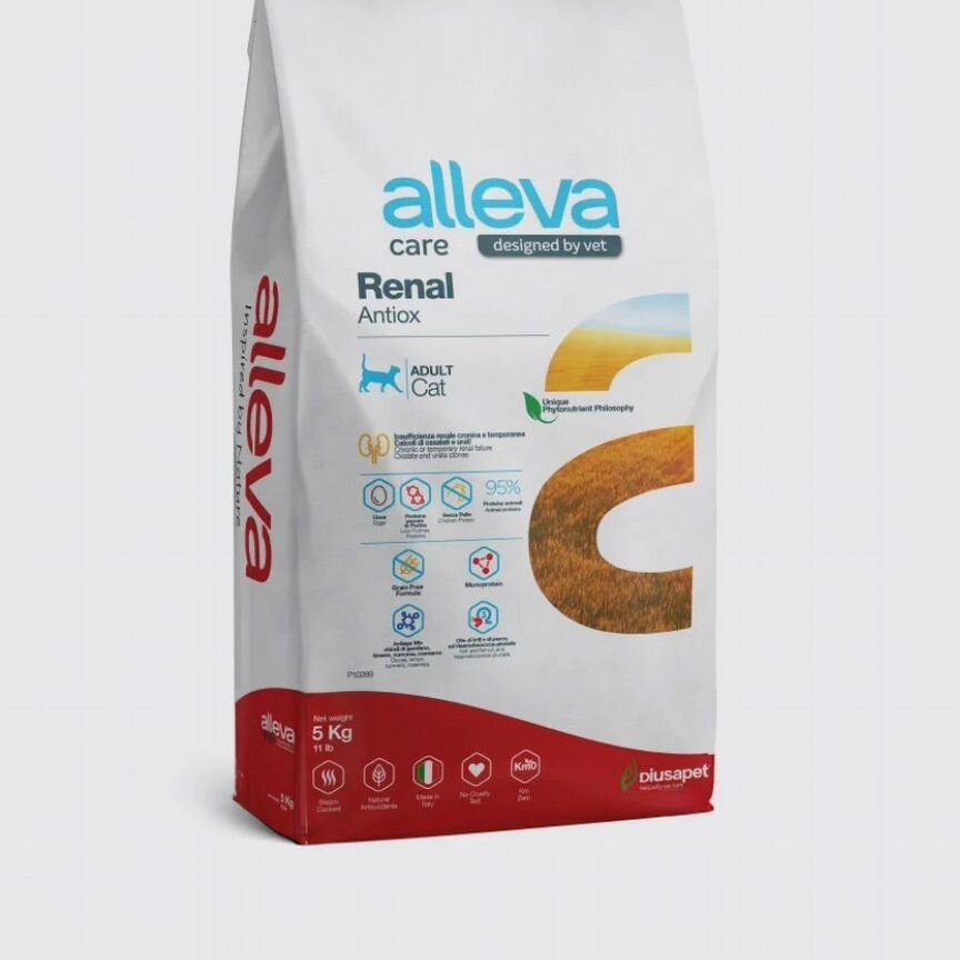 Сухой корм для кошек Alleva Care Renal-Antiox