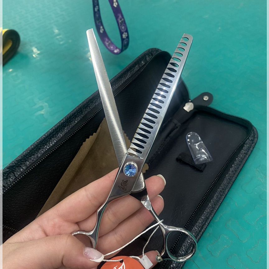 Ножницы Fenice для груминга (левша)