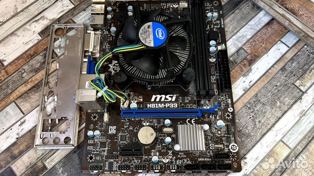 Материнская плата MSI H81M-P33 купить в Видном | Электроника | Авито