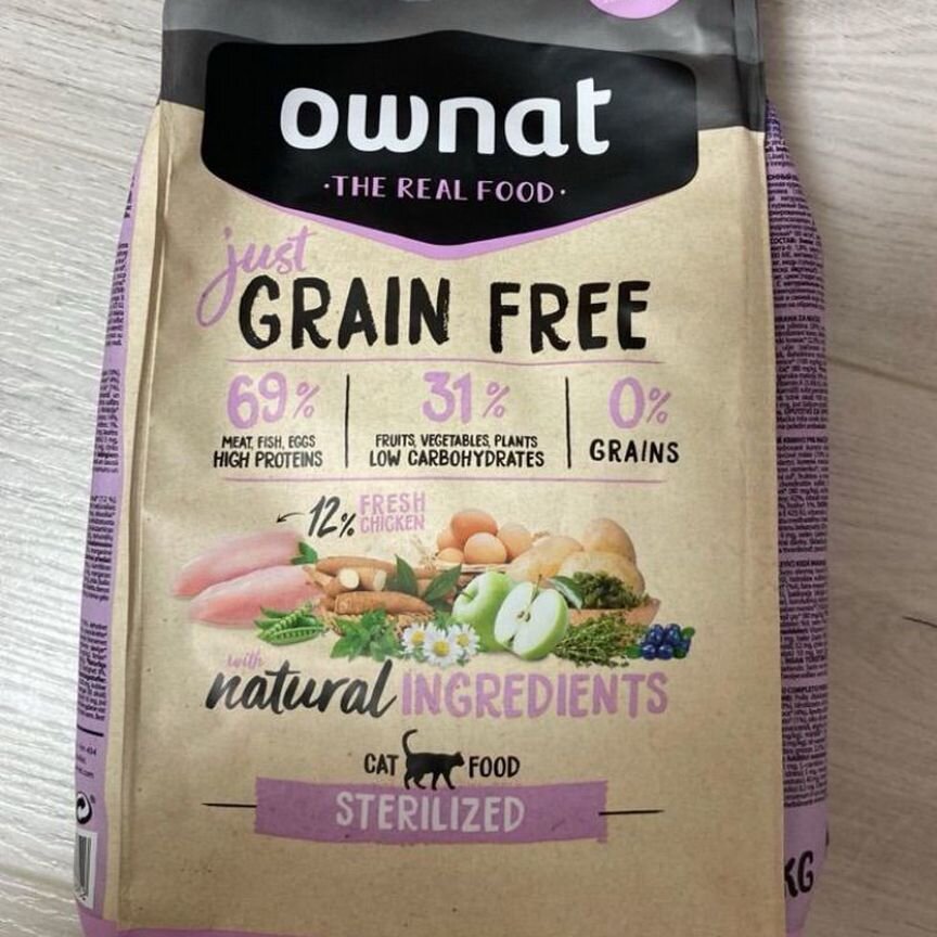 Корм для кошек ownat