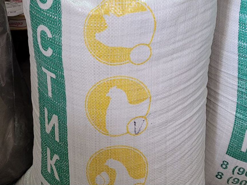 Полнорационный комбикорм Ростик для бройлеров 40кг