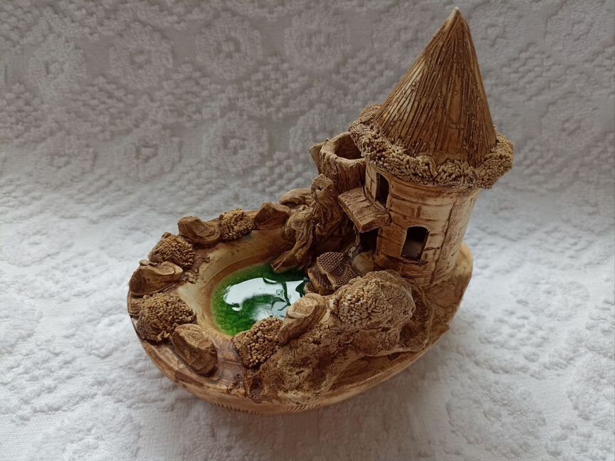 Украшение для аквариума башня замок декор