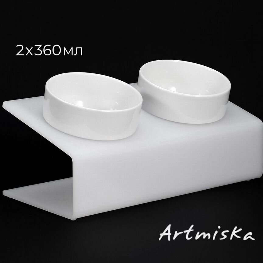Миска для животных на подставке