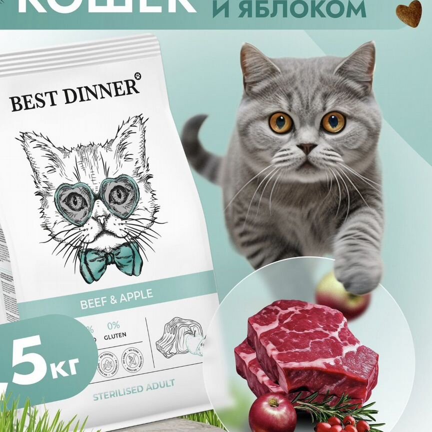 Корм для кошек сухой