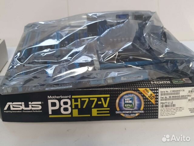Материнская плата asus P8H77-V LE купить в Москве | Электроника | Авито