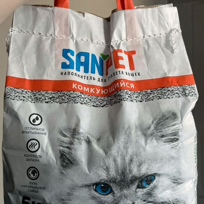 Кошачий наполнитель комкующийся