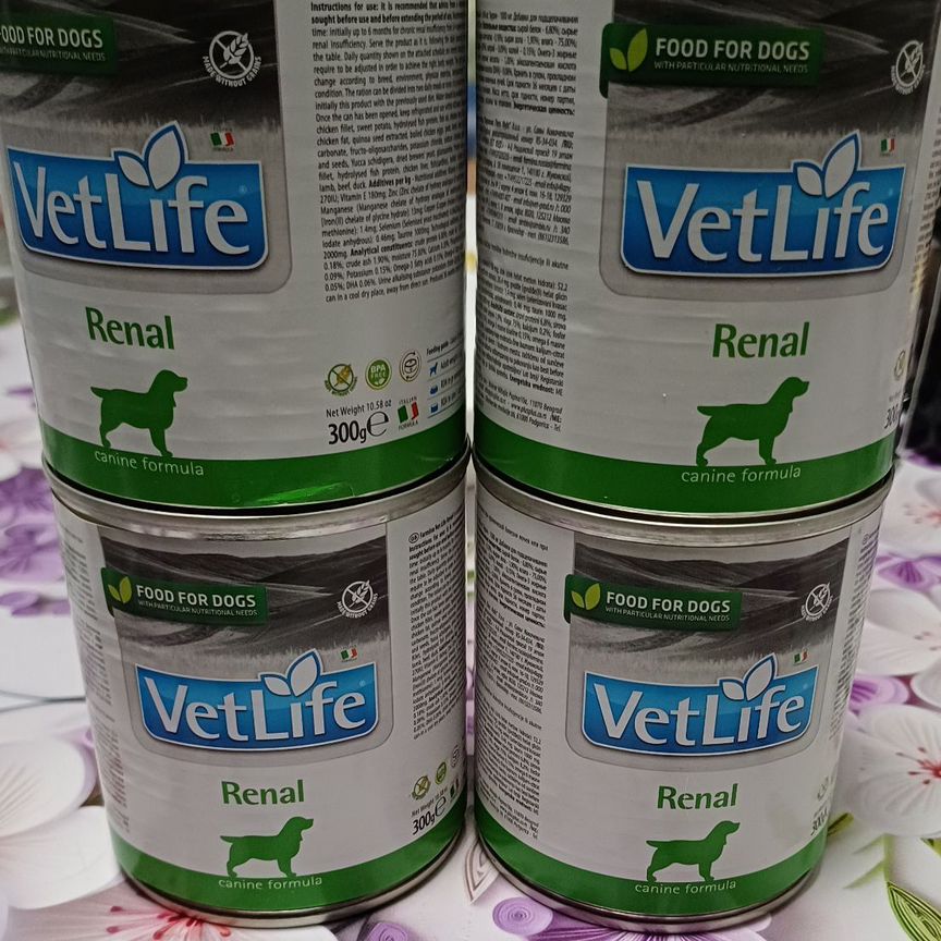 Vetlife renal для собак