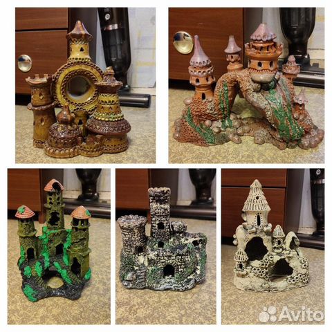 Замки для аквариума