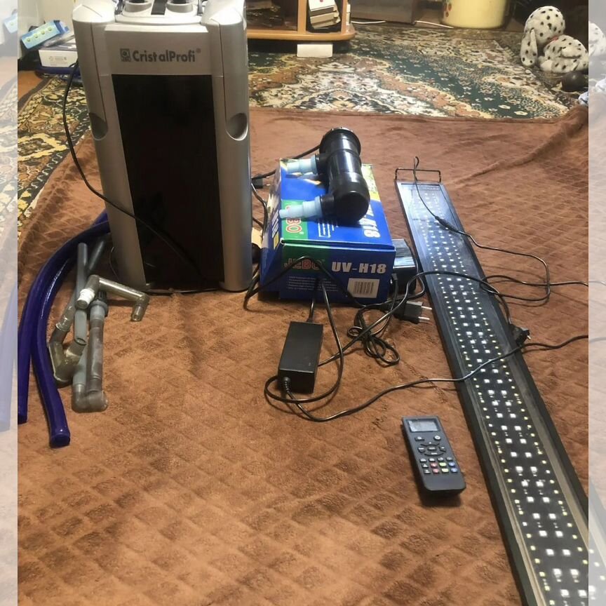 Внешний фильтр, светильник диодный