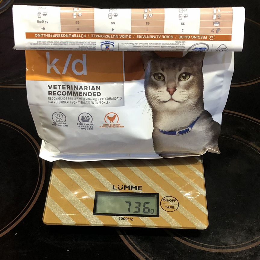 Корм для кошек hills k d