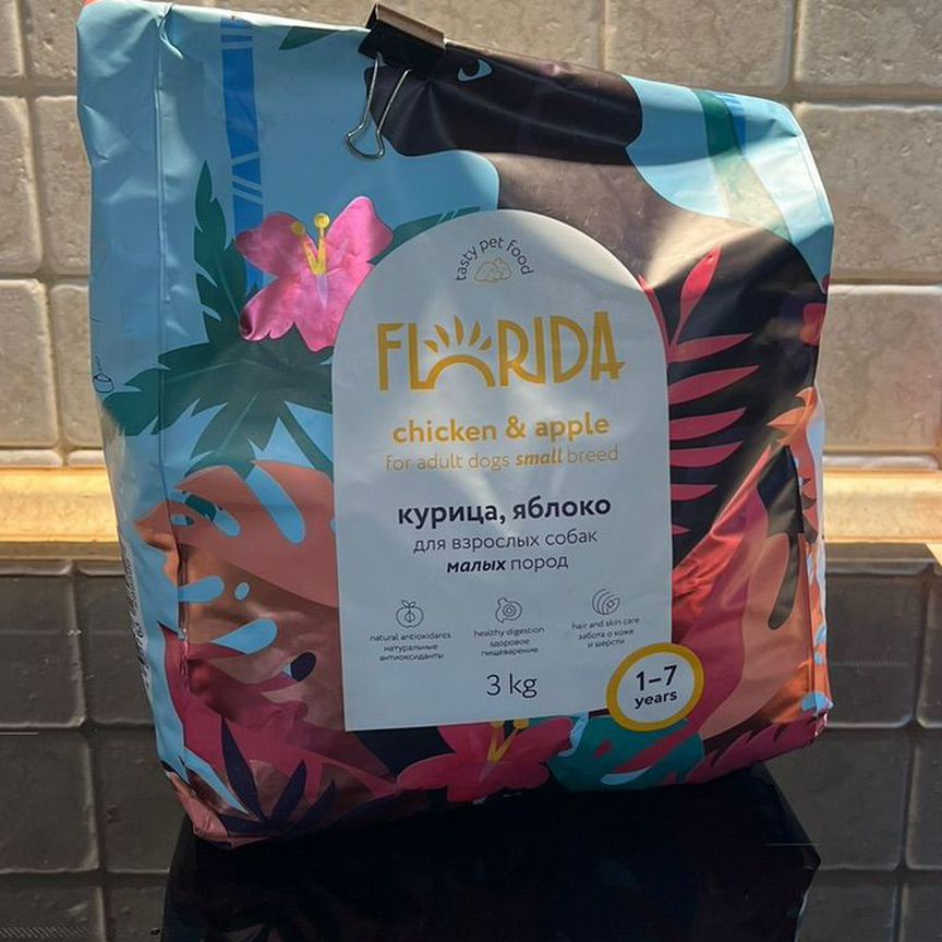 Флорида сухой корм для собак малых пород 3 кг