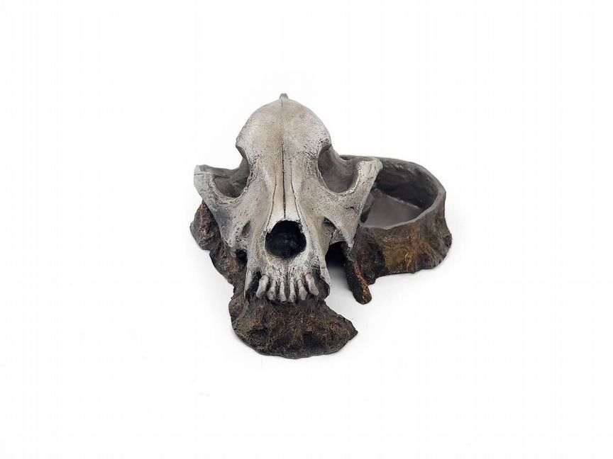 Укрытие «Череп с поилкой» 20*20*10 см