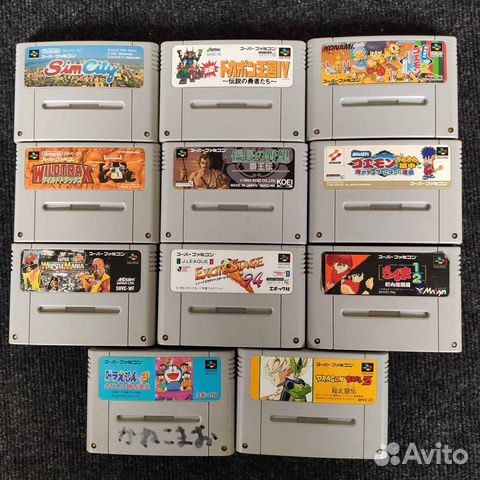 Картриджи Nintendo Super Famicom купить в Москве | Электроника | Авито