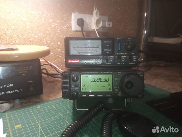 Icom IC-706 MK2G.Heil HC5 микрофон купить в Джанкое | Электроника | Авито