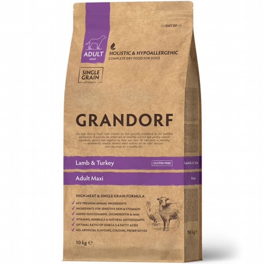 Корм для собак grandorf 10кг