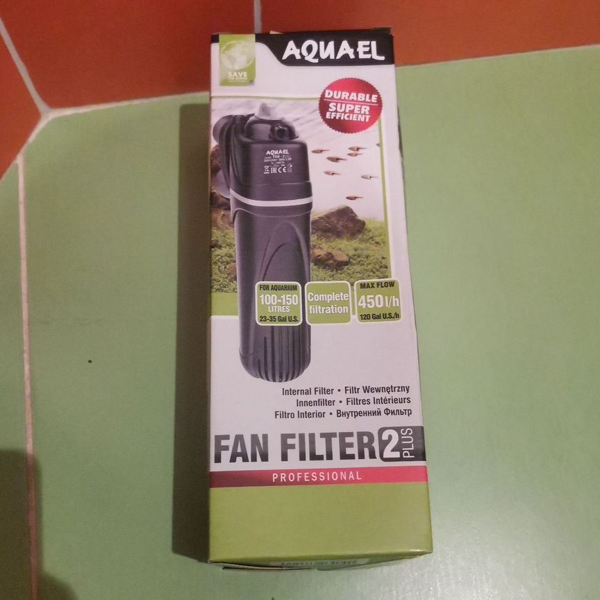 Внутренний фильтр для аквариума Aquael 450l/h