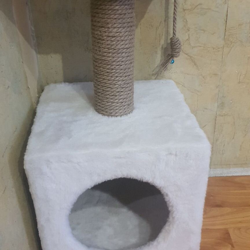 Когтеточка домик для кошки новая