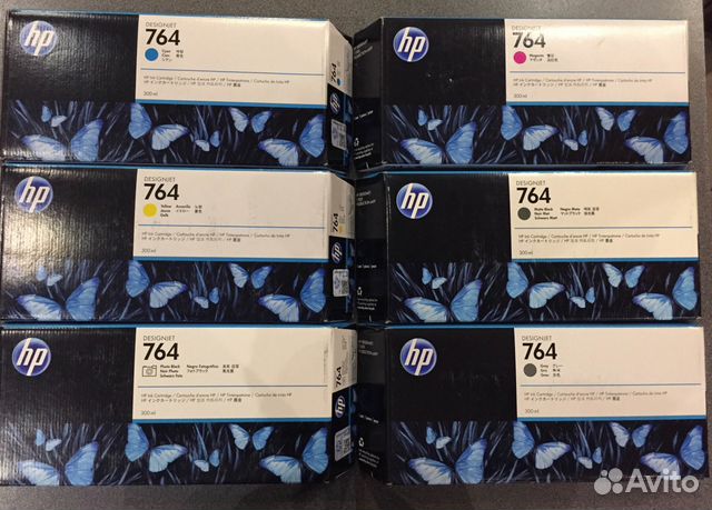 Картриджи HP 764 новые оригинальные купить в Москве | Электроника | Авито