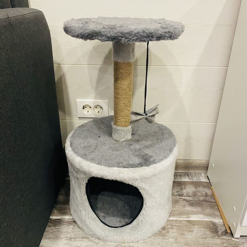 Домик для кошки с когтеточкой