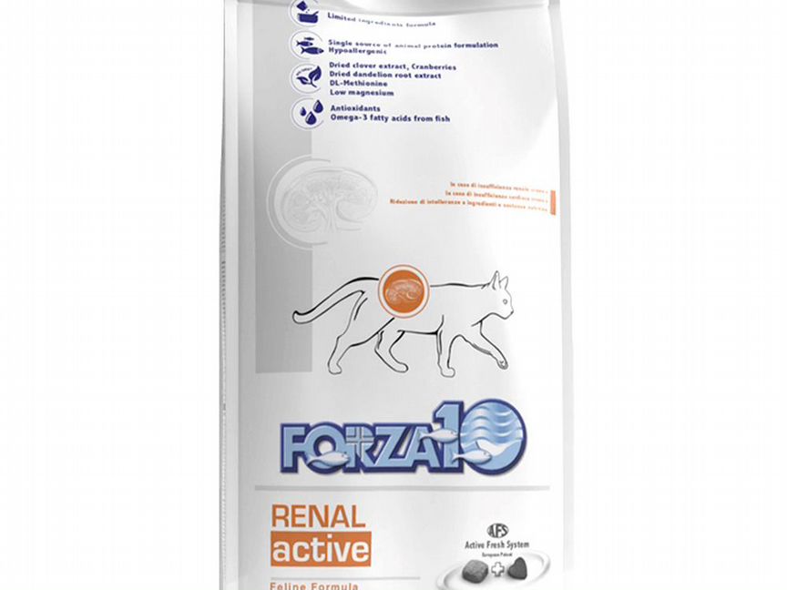 Корм для кошек Forza 10 Renal Active с рыбой 1,5кг