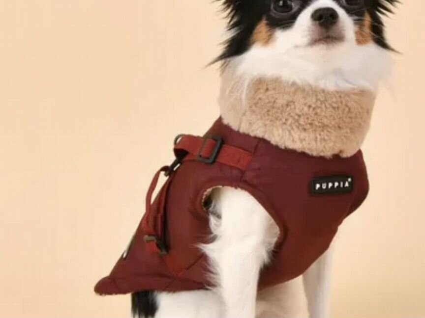 Куртка для собак утепленная puppia красная XL
