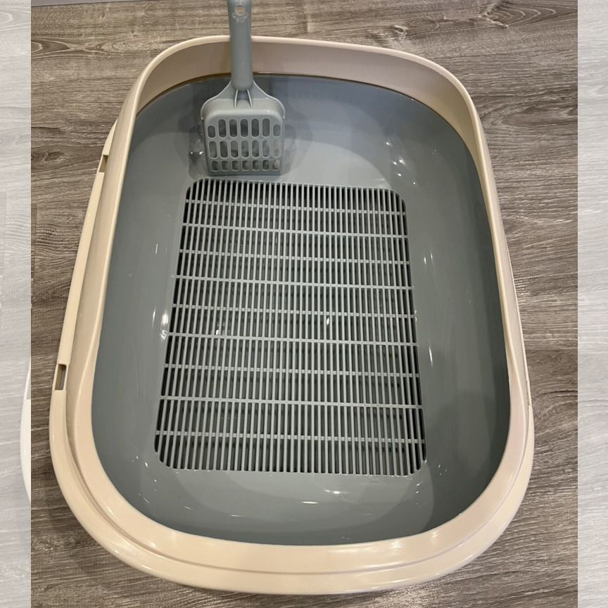 Лоток для кошек большой с выдвижным поддоном