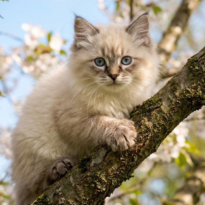 Невский маскарадный котёнок