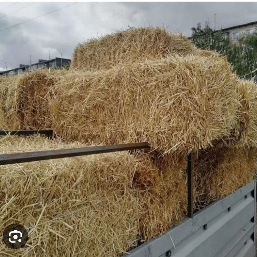 Солома в тюках