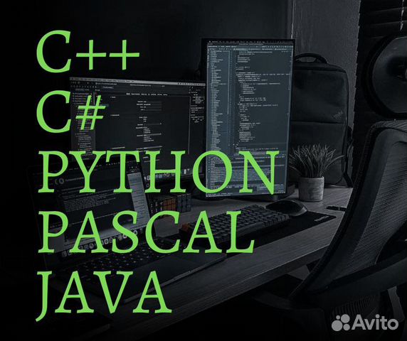 Решение задач на языках Pascal, Python, C++, C# в Казани | Услуги | Авито