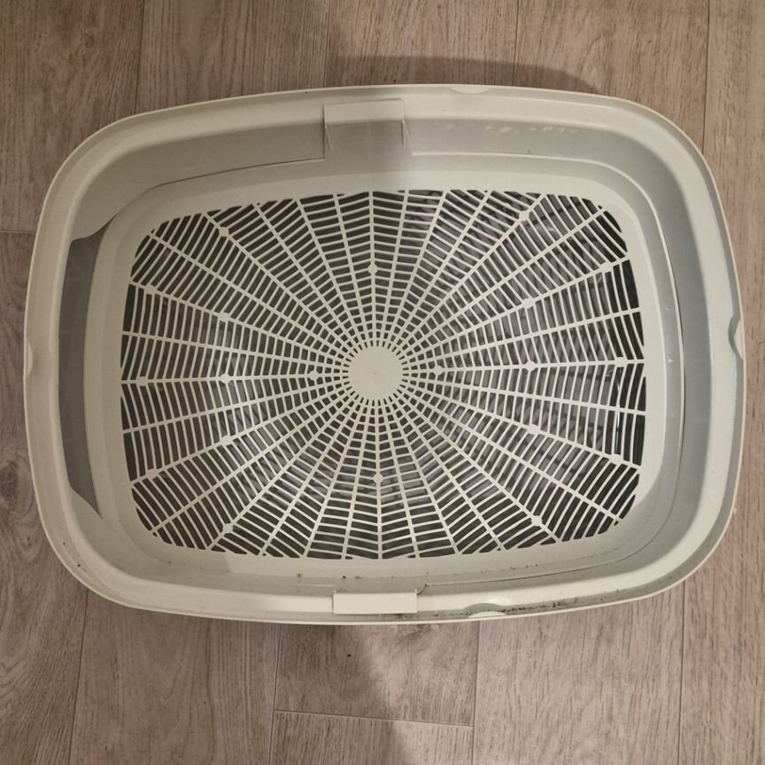 Лоток для кошек большой с сеткой