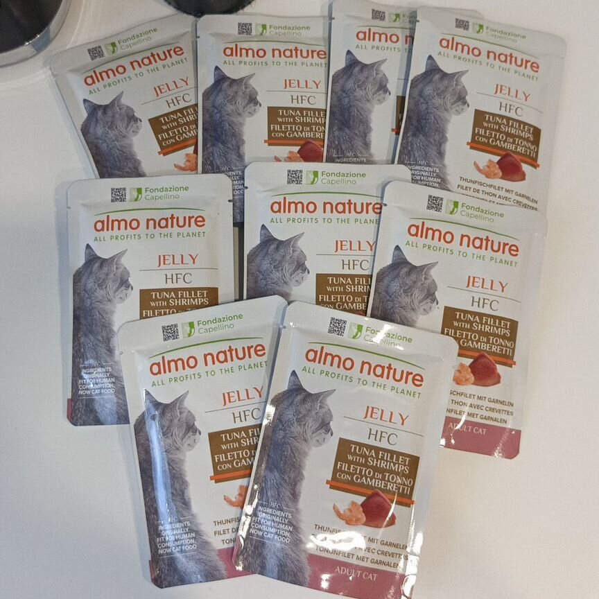 Корм для кошек almo nature UFC креветка, тунец