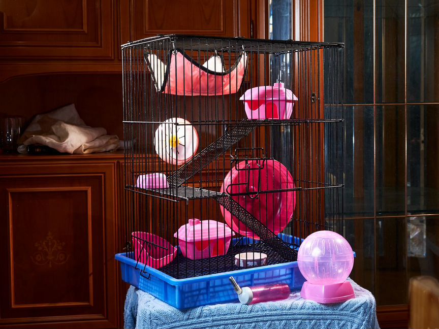 3-х этажная клетка для грызунов крысы шиншиллы