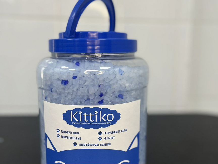 Силикагелевый наполнитель для кошачьего туалета