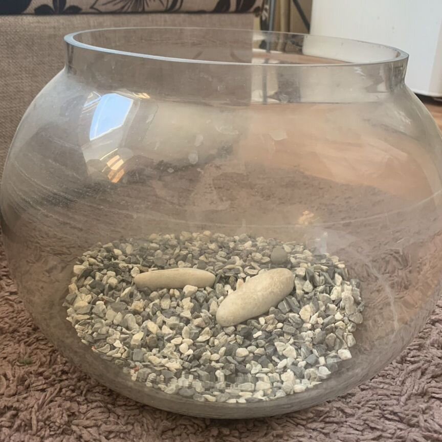 Аквариум для рыбок круглый