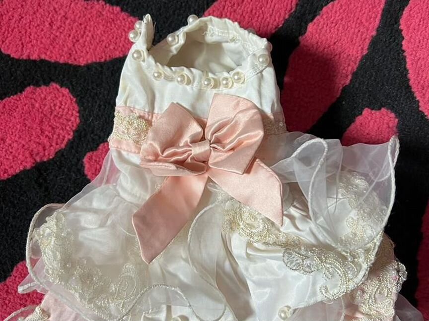 Платье для маленькой собачки принцесса