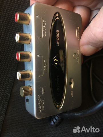 Asio звуковая карта USB Behringer U-phono UFO202 купить в Москве ...