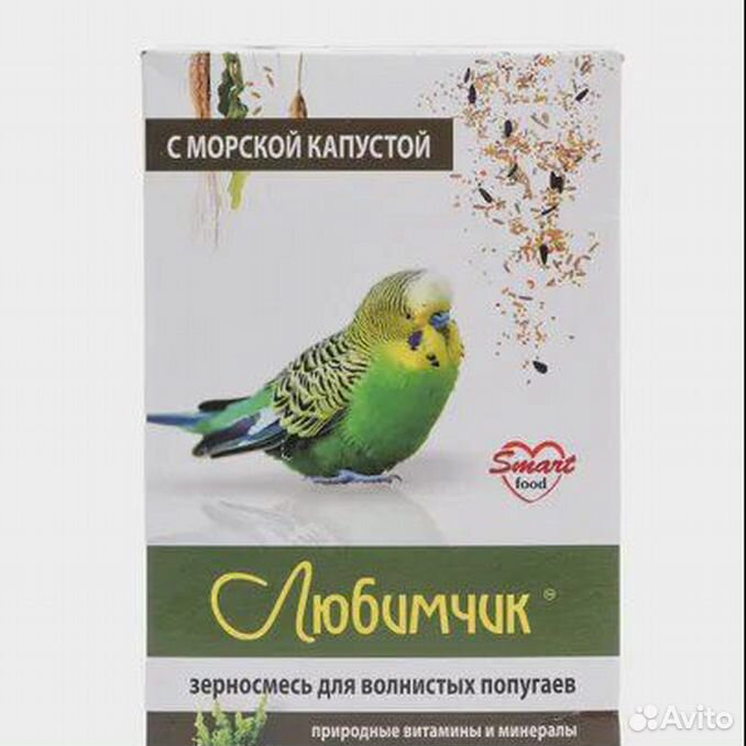 Любимчик Зерносмесь д/волнистых попугаев (в ассор