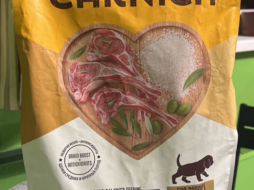 Сухой корм для щенков Carnica