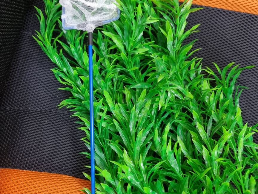 Украшение для аквариума + сачек